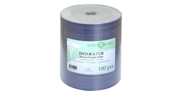 SAYO DISC MEDICAL GRADE, dvd-r medicale stampabile termico, DICOM PACS