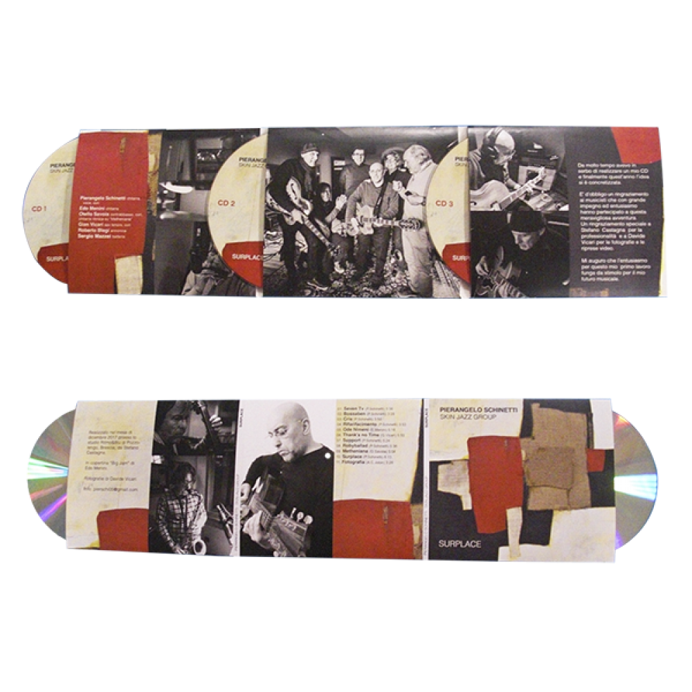 Digifile 3 ante con tasche per 3 CD